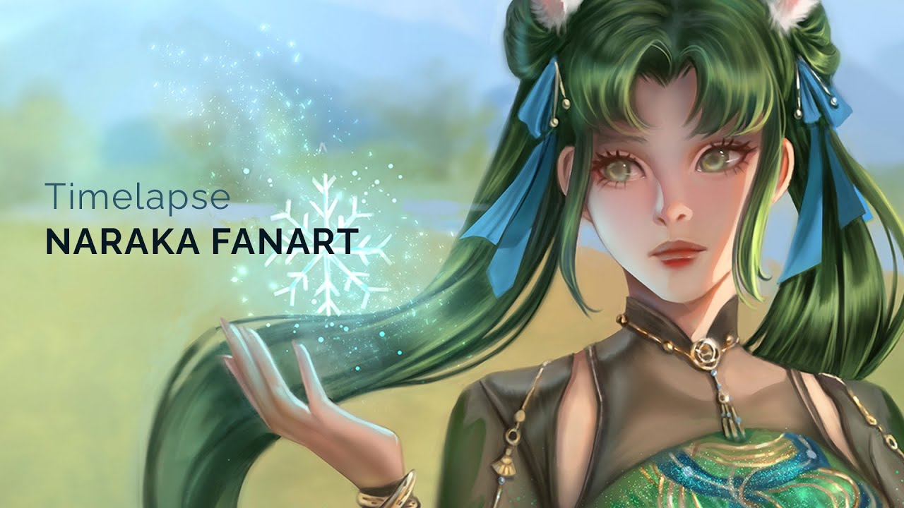 Naraka Fanart | Justina Gu - Digital Painting Timelapse [CSP] - YouTube