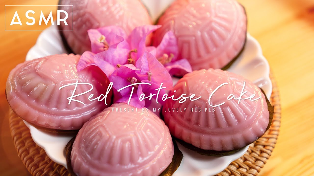 Red Tortoise Cake / Ang Ku Kueh | Natural Coloring | My Lovely Recipes ...