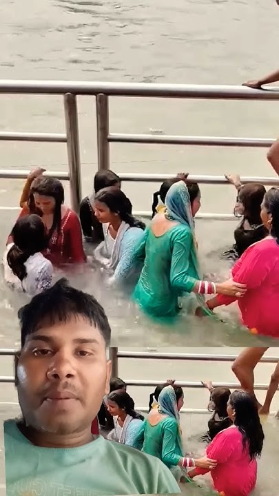 Haridwar dashara Ganga snan 😘 || MahaKumbh Ganga snan || reaction official vlogs #trending # ...