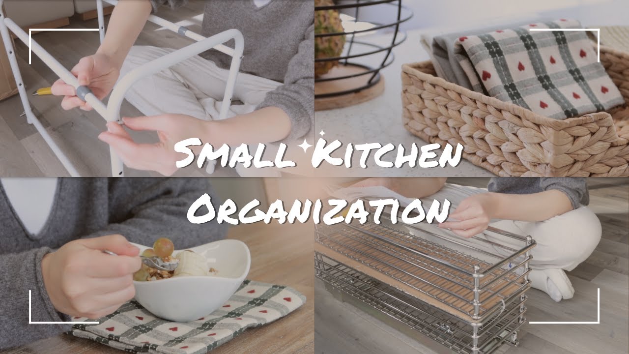 How I organize my small kitchen | Minimal and Functional kitchen Tour ...