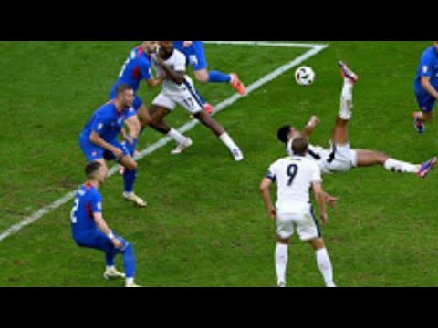 JUDE BELLINGHAM'S BICYCLE KICK | ENGLAND VS SLOVAKIA ( 2 - 1 ) HIGHLIGTS AND GOALS