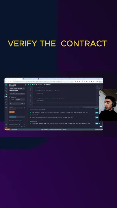 🌟 Solidity Tutorial : VERIFY CONTACT 🌟 - YouTube