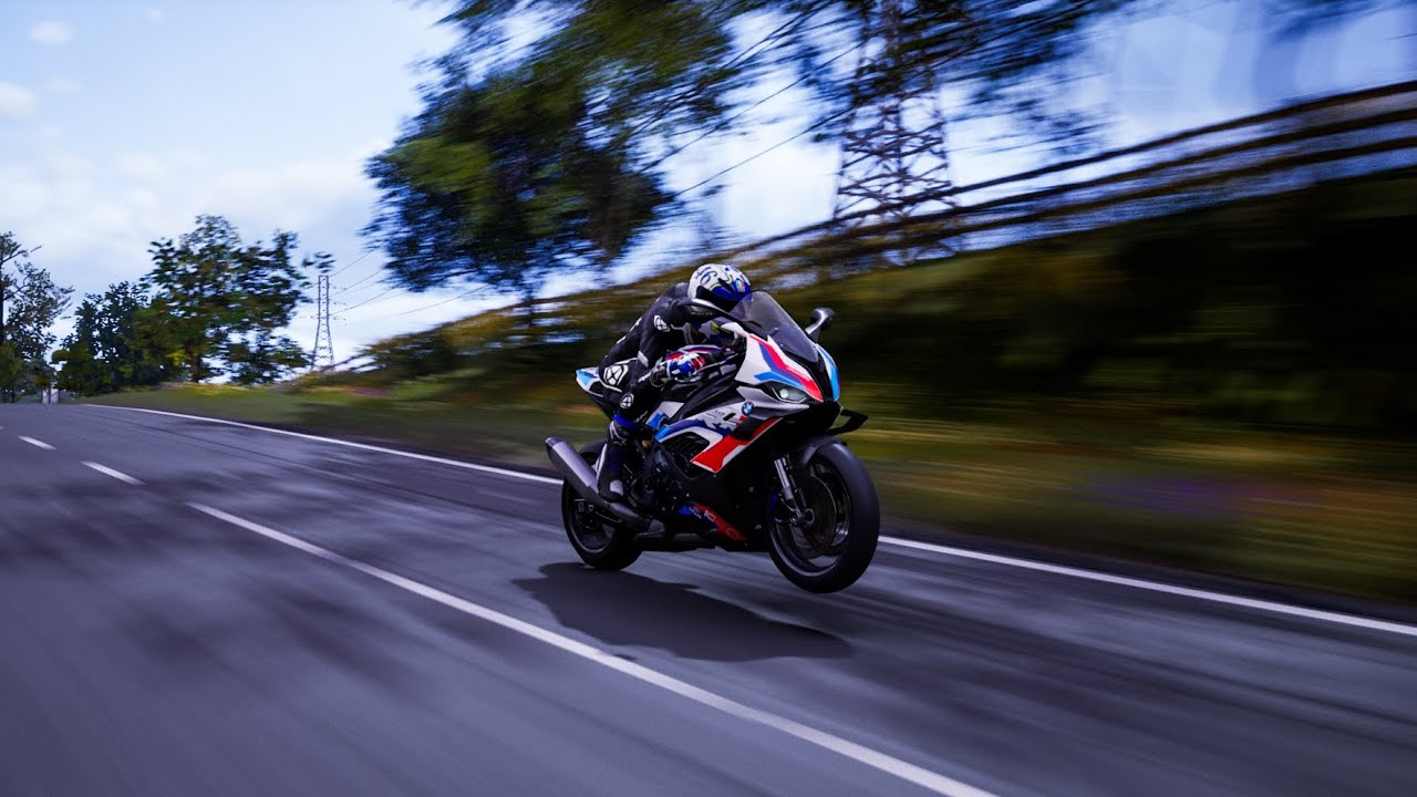 BMW M1000RR 2021 model🚀Evening Ride-5🌧️ || 4k FULL HD ||BOLT AG || # ...