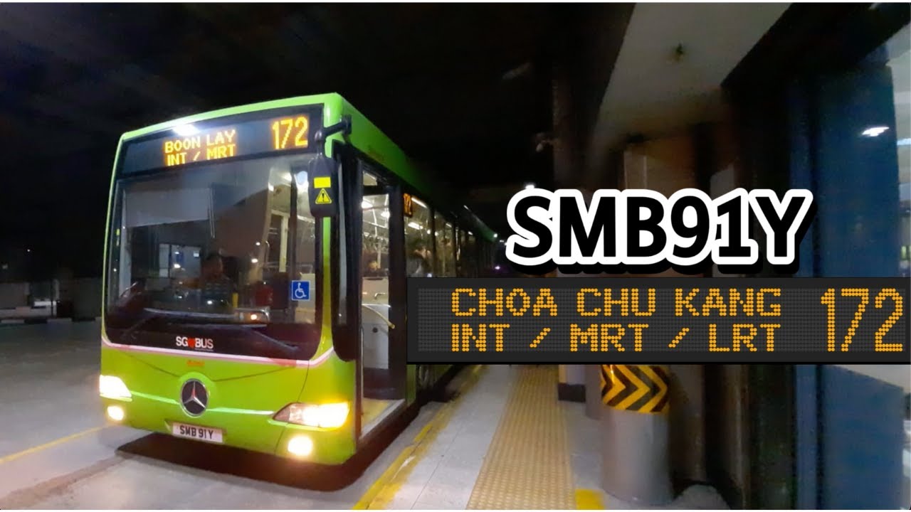 Merecedes-Benz OC500LE: SMB91Y on 172 - YouTube