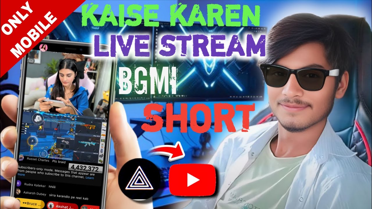 How To Live Stream In YouTube Short Feed Free Fire Bgmi Pubg Short Live Stream Kaise Kare PRSIM ...