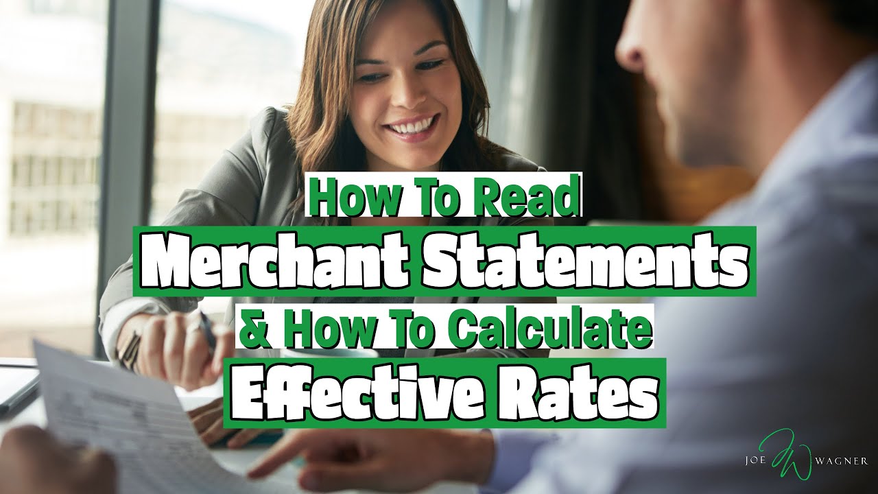 How to Read Merchant Statements & Effective Rates - YouTube