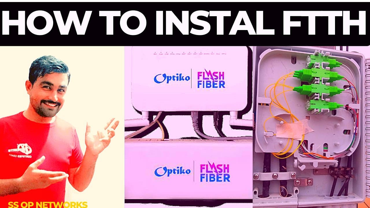 Fibre to the home ptcl bb full installation procedure by different ...