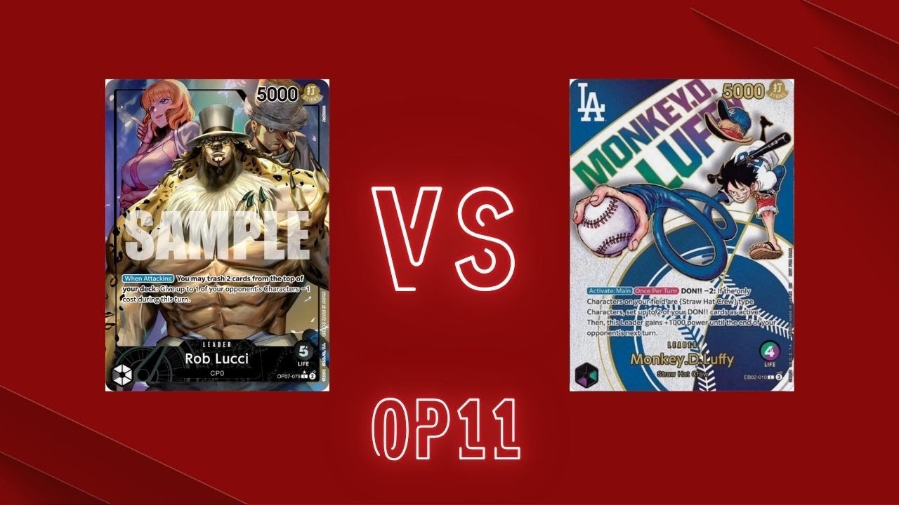 [OP11] Lucci vs GP Luffy | Galaxy Gaming R5 | OPTCG POV - YouTube