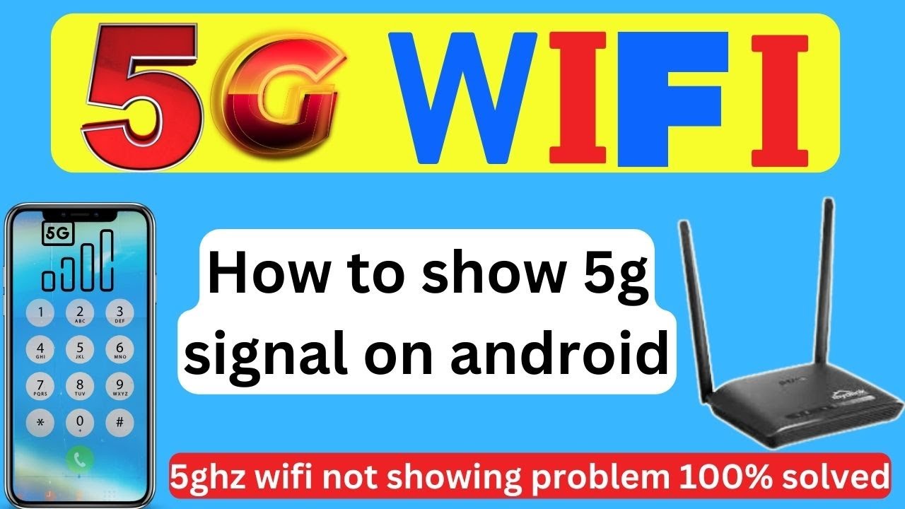 How to show 5GHz signal on your Android Mobile | D link DIR 816L 5G ...