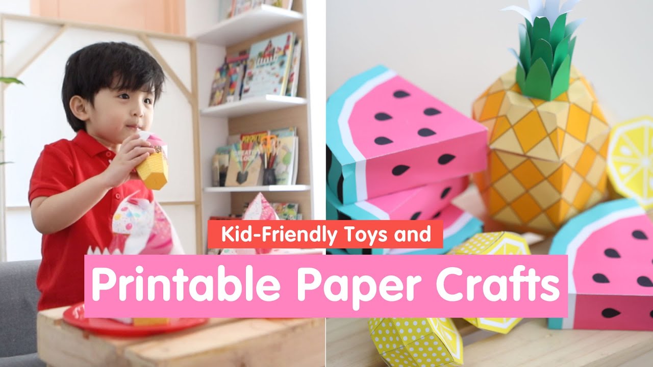 Kid Friendly Toys + Free Downloadable Printable Paper Crafts ...