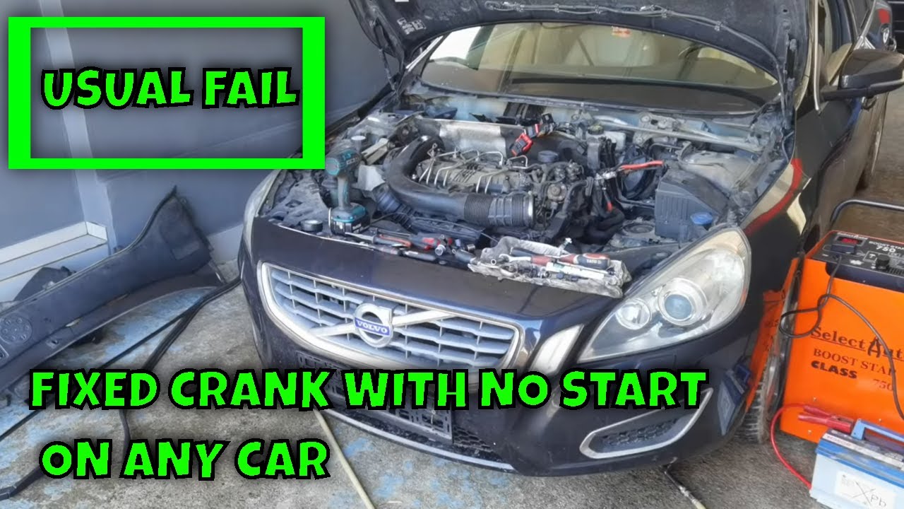 How To Fix CRANK BUT NO START Situation (Complete guide and explanation ...