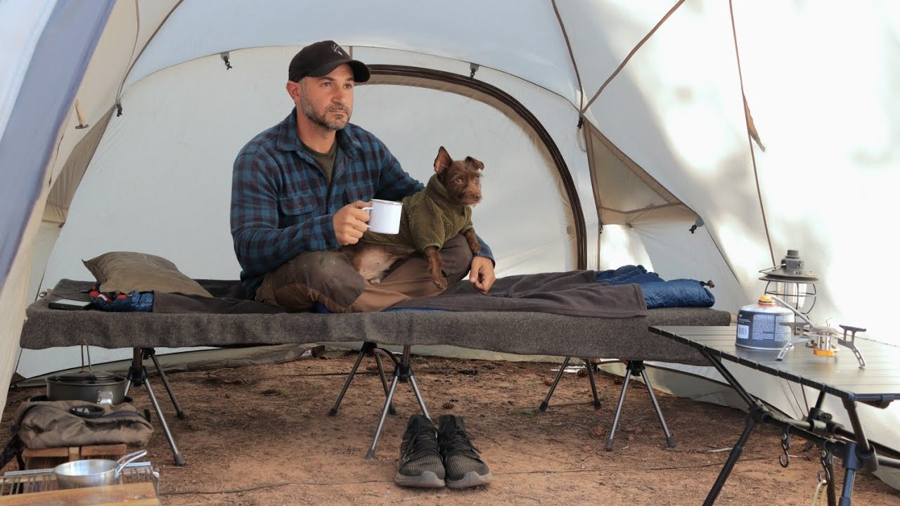 Solo Camping in Forest, Relaxing ASMR - YouTube