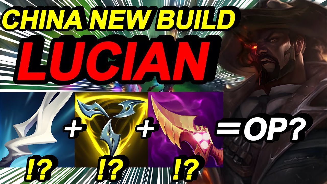 Wild Rift China Lucian Adc - 20Kill Carry - Best Build Rune - China New ...