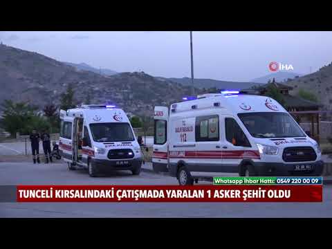 Tunceli kırsalındaki çatışmada yaralan 1 asker şehit oldu