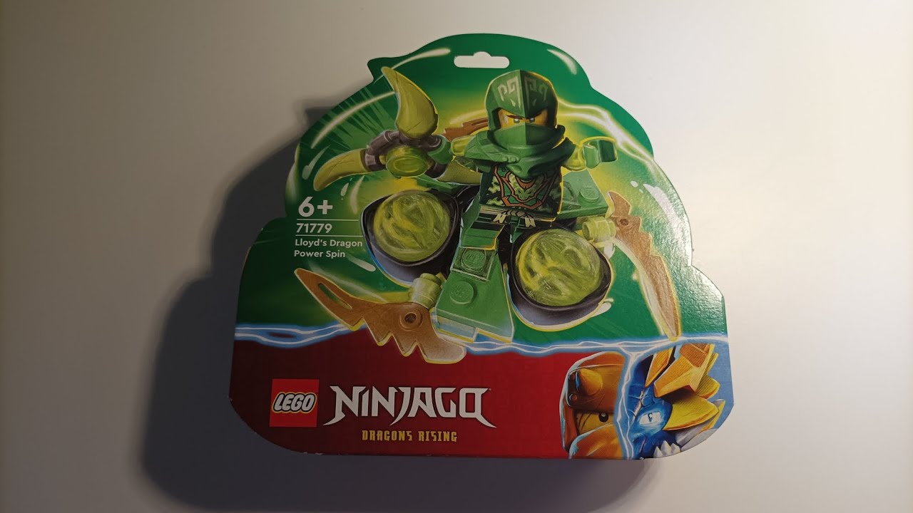 Lego 71779 Lloyd's Dragon Power Spin set - YouTube