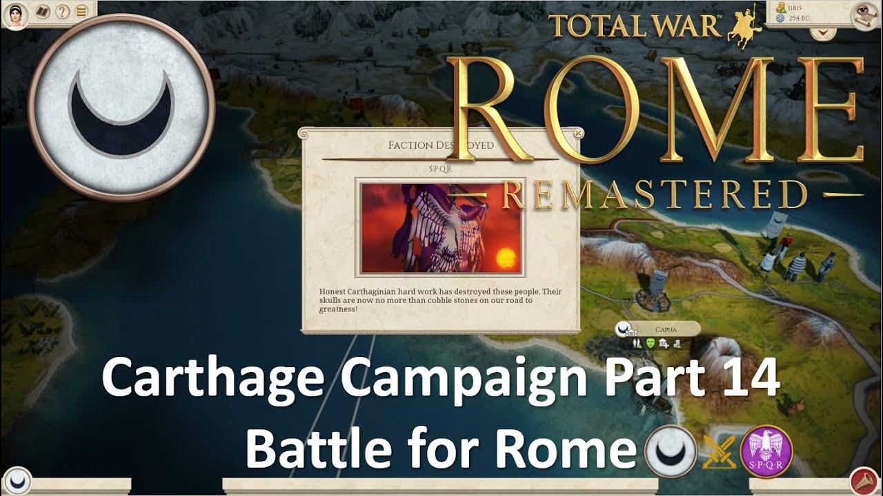 Let's Play: Rome Total War Remastered - Carthage Campaign 14 - Battle ...