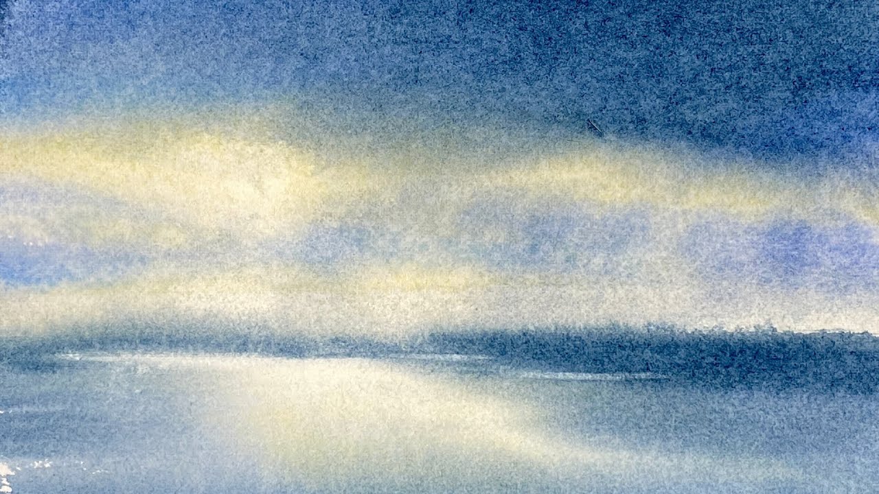 Small Abstract Watercolour Tutorial - YouTube