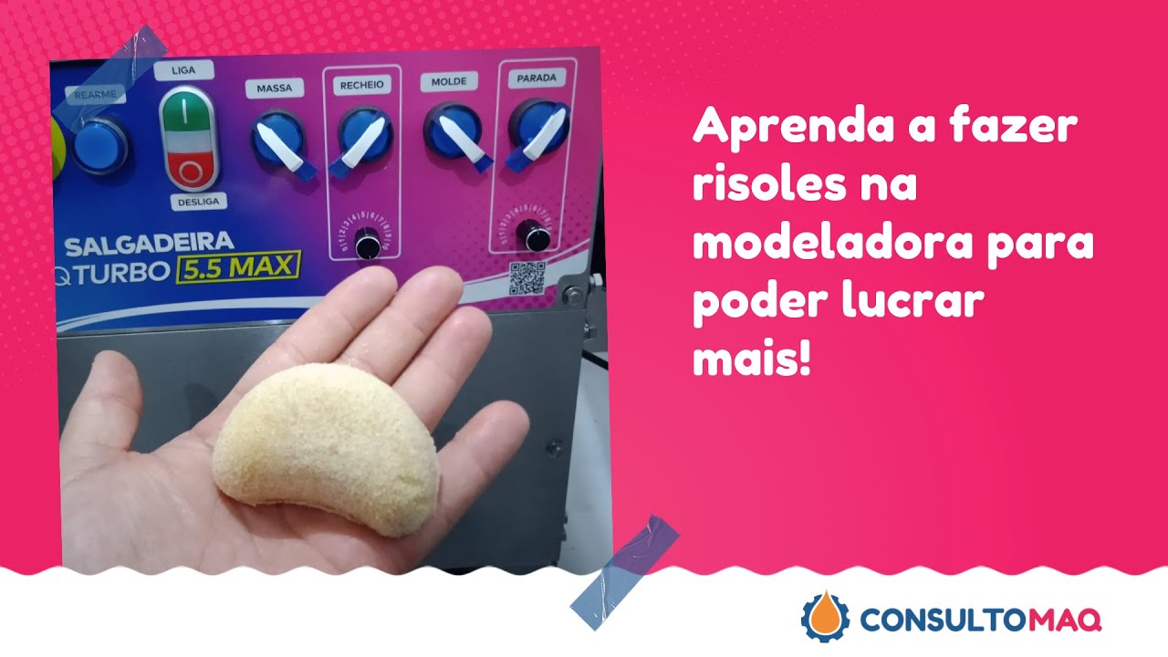 Aprenda a fazer risoles na modeladora para poder lucrar mais! - YouTube