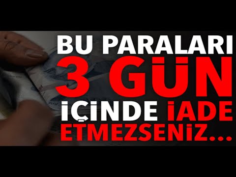 Sahte paraya dikkat! 3 gün süreniz var