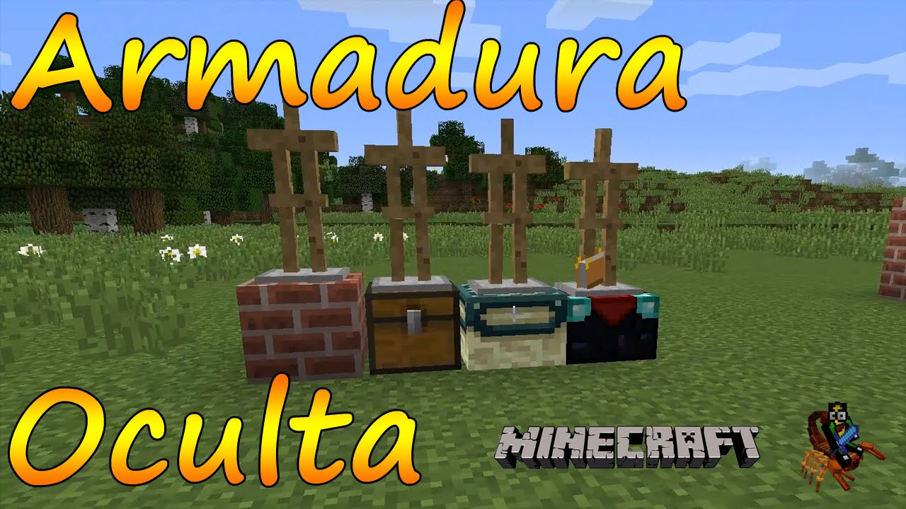 Minecraft Técnico - Armadura Secreta con Armor Stand | Español - YouTube