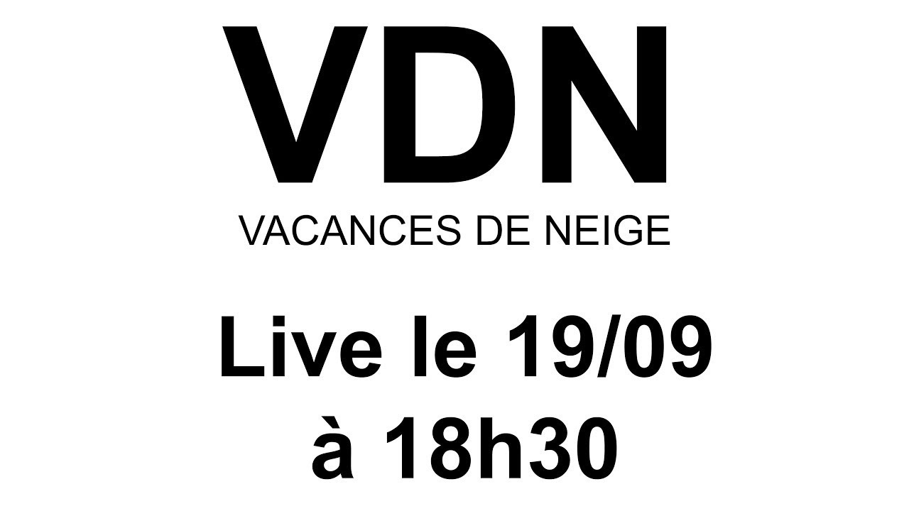 Lancement des VDN 2023 - YouTube