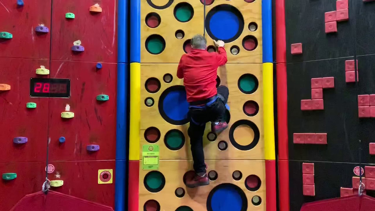 Indoor Rock Climbing (Swiss Cheese & Glacier) - YouTube