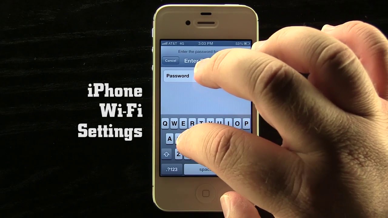 iPhone iOS 6 Settings Wi Fi Settings guide - YouTube