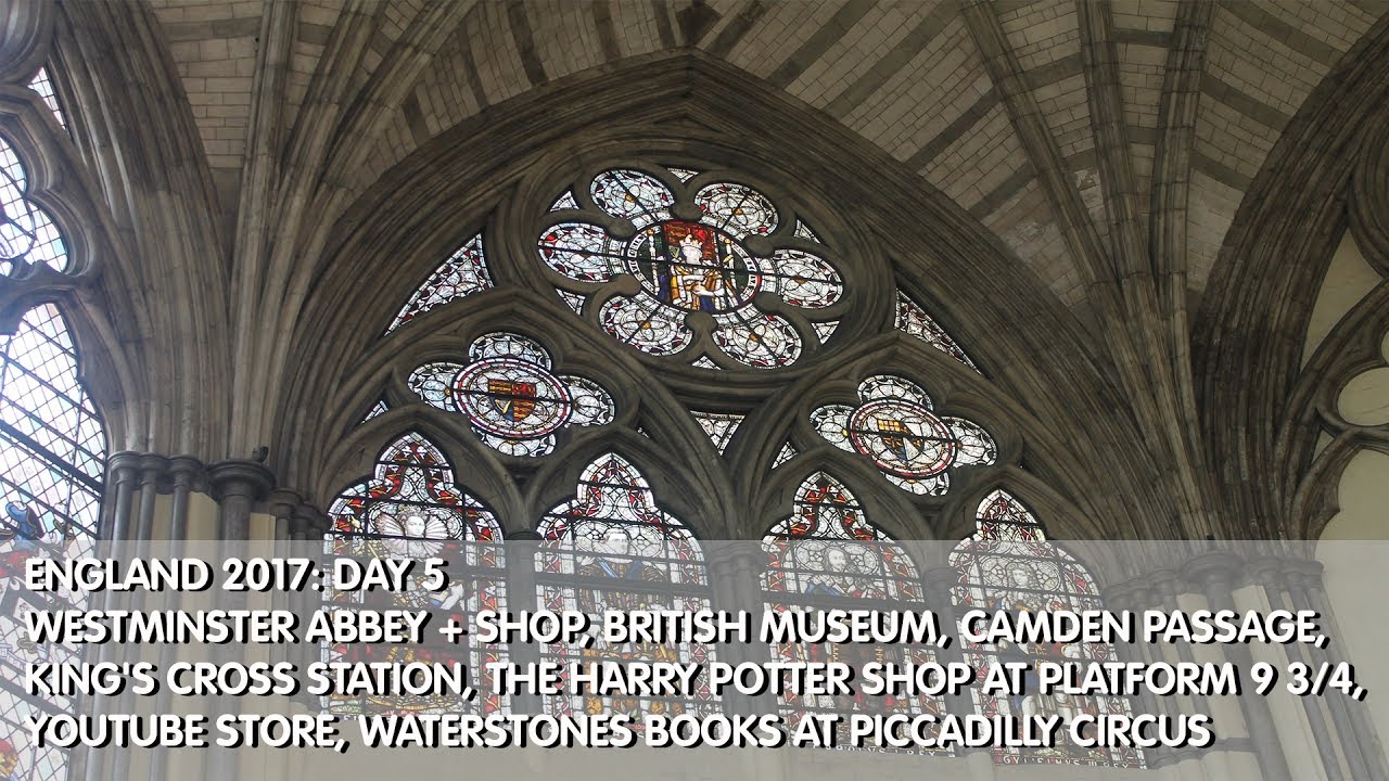 England 2017: Day 5 Camden Passage, King's Cross Station, Platform 9 3/ ...