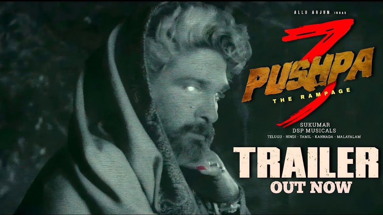 PUSHPA 3 THE RAMPAGE - ALLU ARJUN INTRO FIRST LOOK TEASER|PUSHPA 3 ...