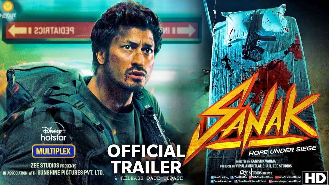 Sanak Official Trailer & Release Date Update,Vidyut Jamwal, Sanak Movie ...