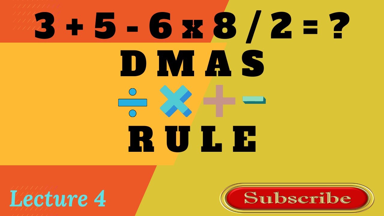 What Is DMAS? How To Solve A Equation #math #beginners #solution ...