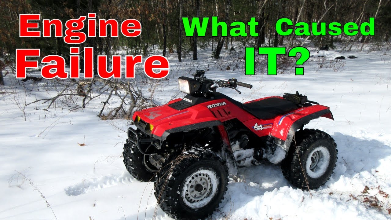 Can It Be Saved? Honda's First 4x4 ATV, Dumb Reason Engine Blew. - YouTube