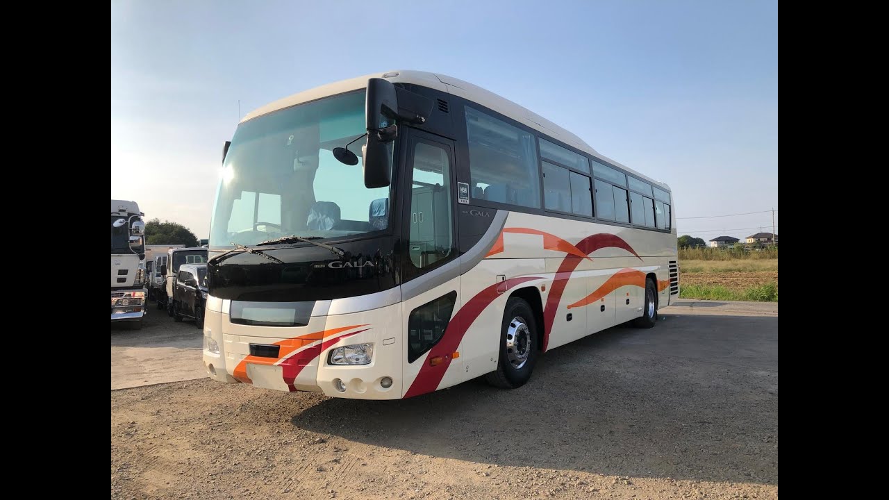 JAPANESE USED BUS ISUZU GALA 【CE-AK-92】 - YouTube