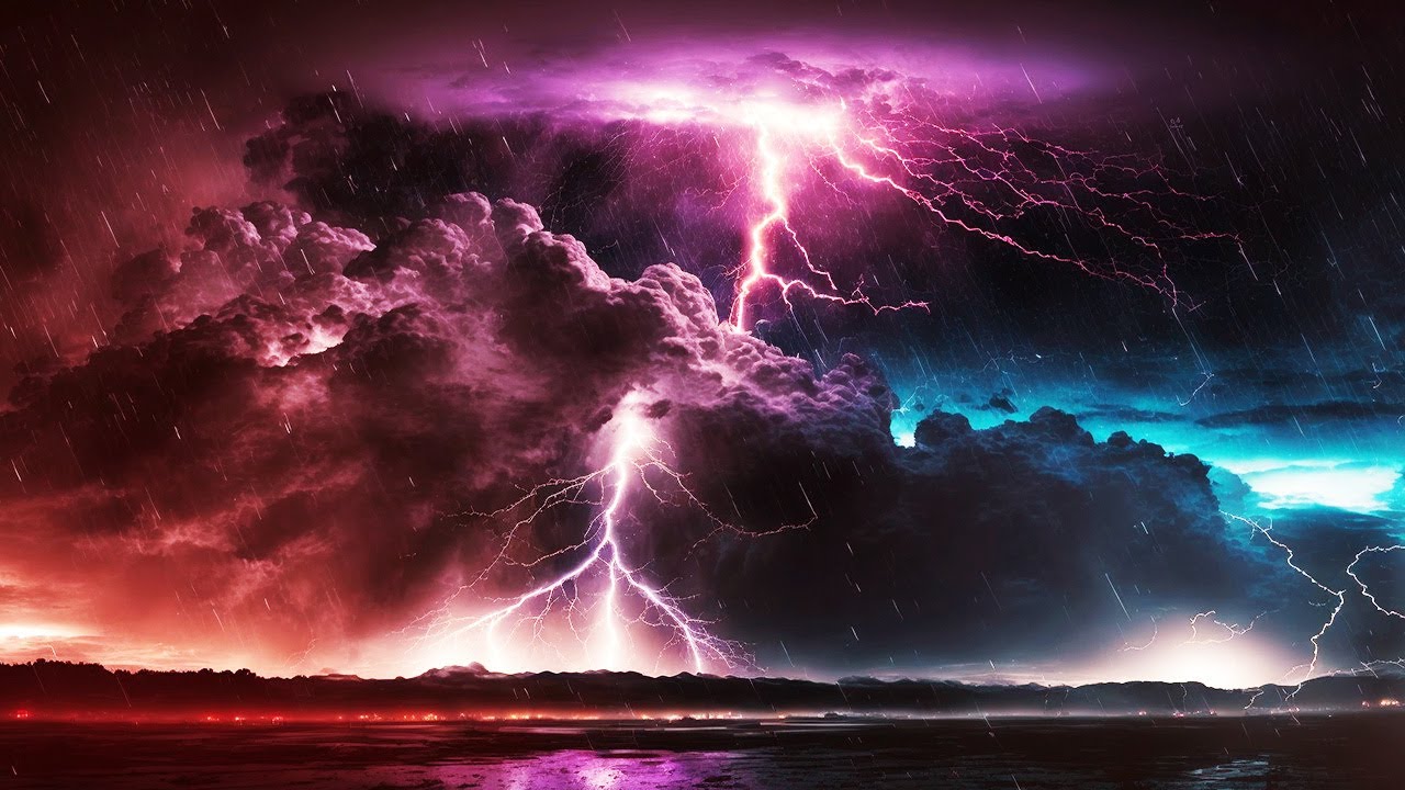 Heavy Thunderstorm Sounds | Relaxing Rain, Thunder & Lightning Ambience for Sleep | HD Nature ...