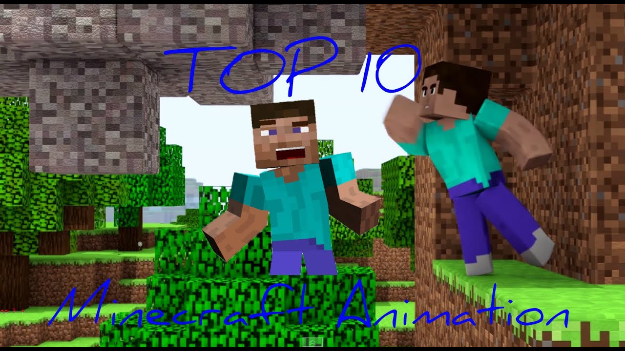 Top 10 Minecraft Animation!! - YouTube