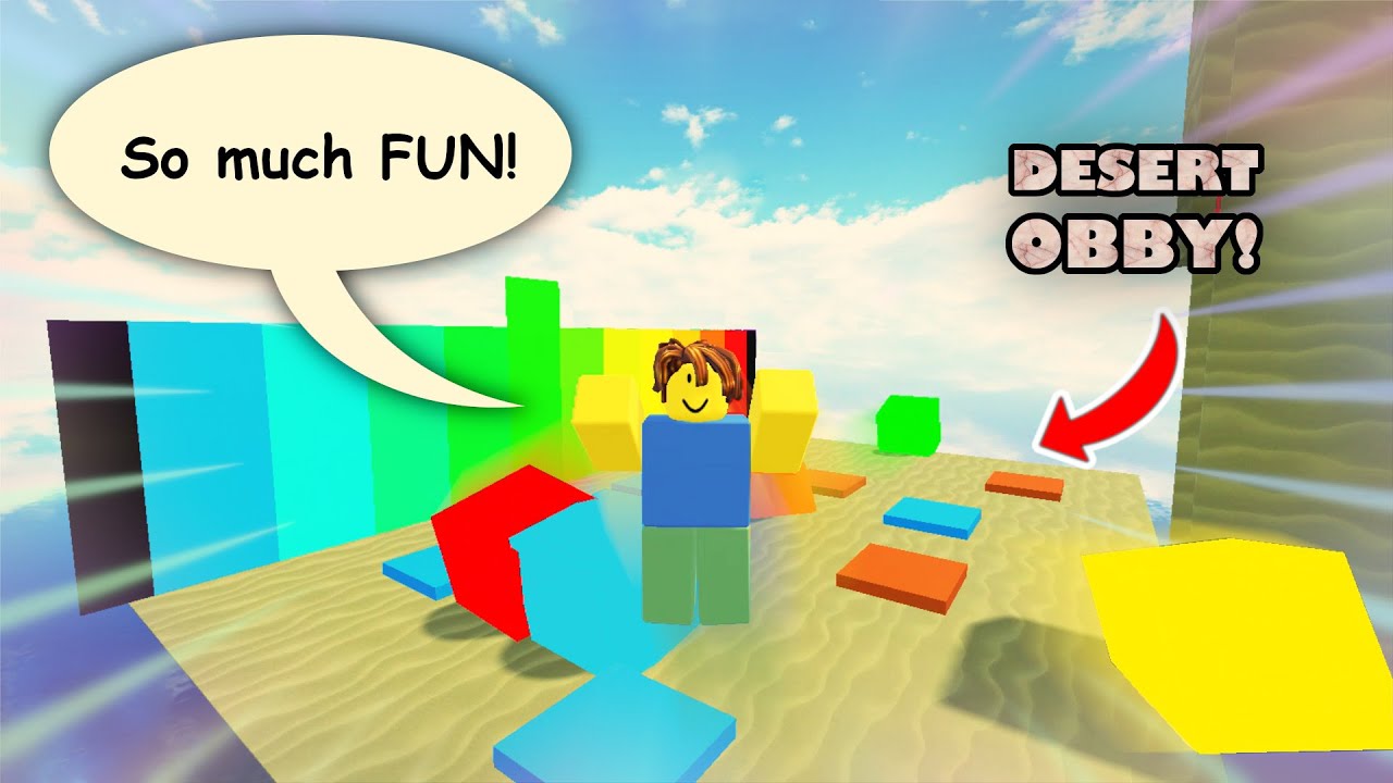 How to make an AWESOME Desert Obby in Obby Creator! | Part 5 of 5 - YouTube