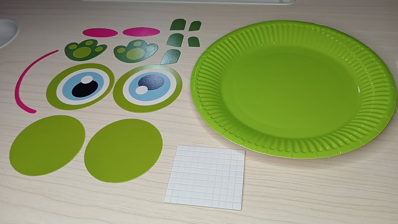 Frog Paper Plate Puzzle - YouTube