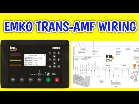 #Emko Trans-AMF generator controller wiring pdf | How to read ...