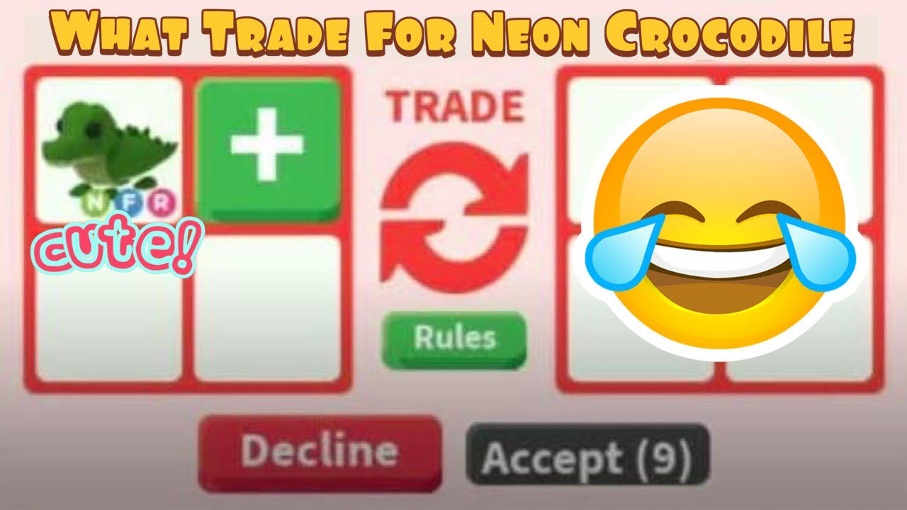 What People Trade For Neon Crocodile ROBLOX Adopt Me! - YouTube
