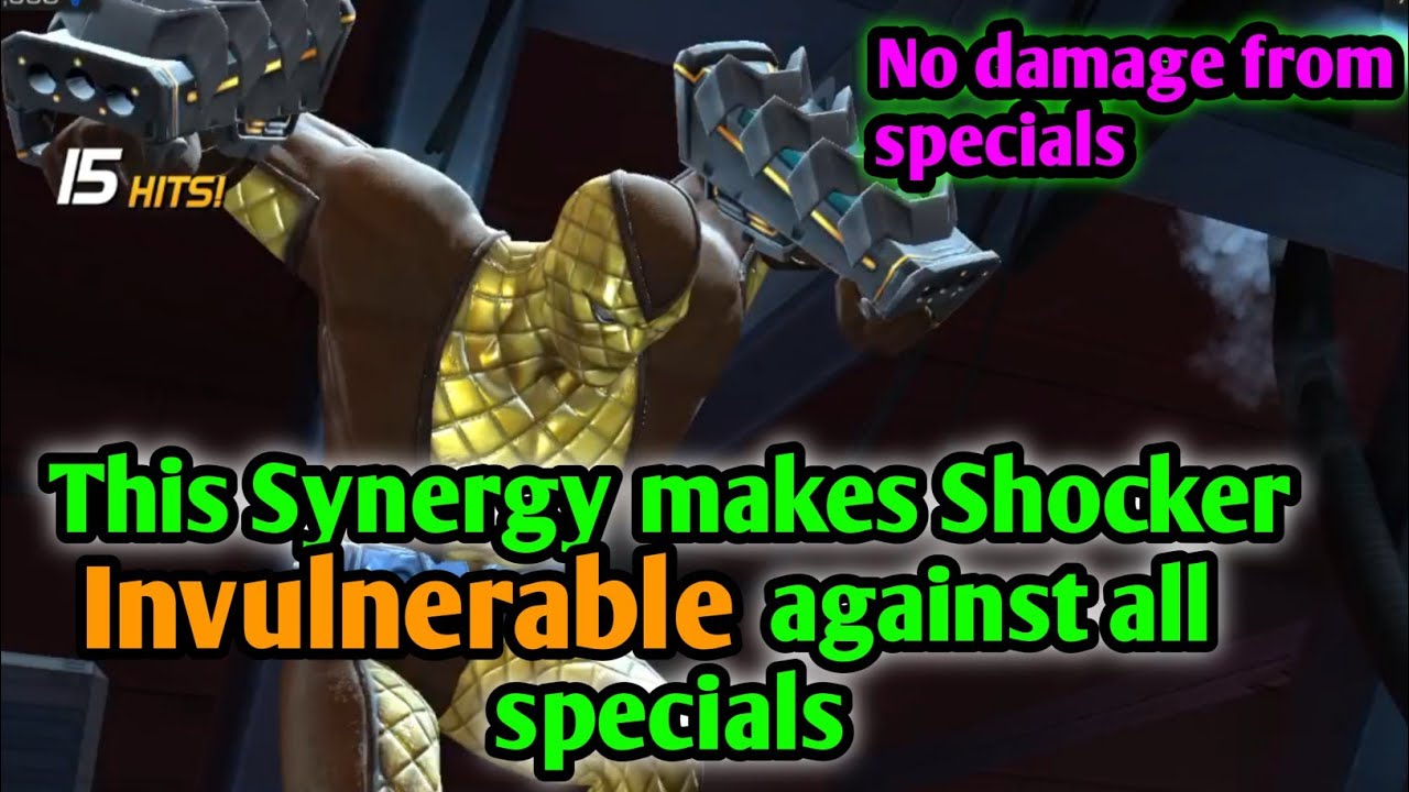 This Synergy makes Shocker Invulnerable against special attacks/ great ...