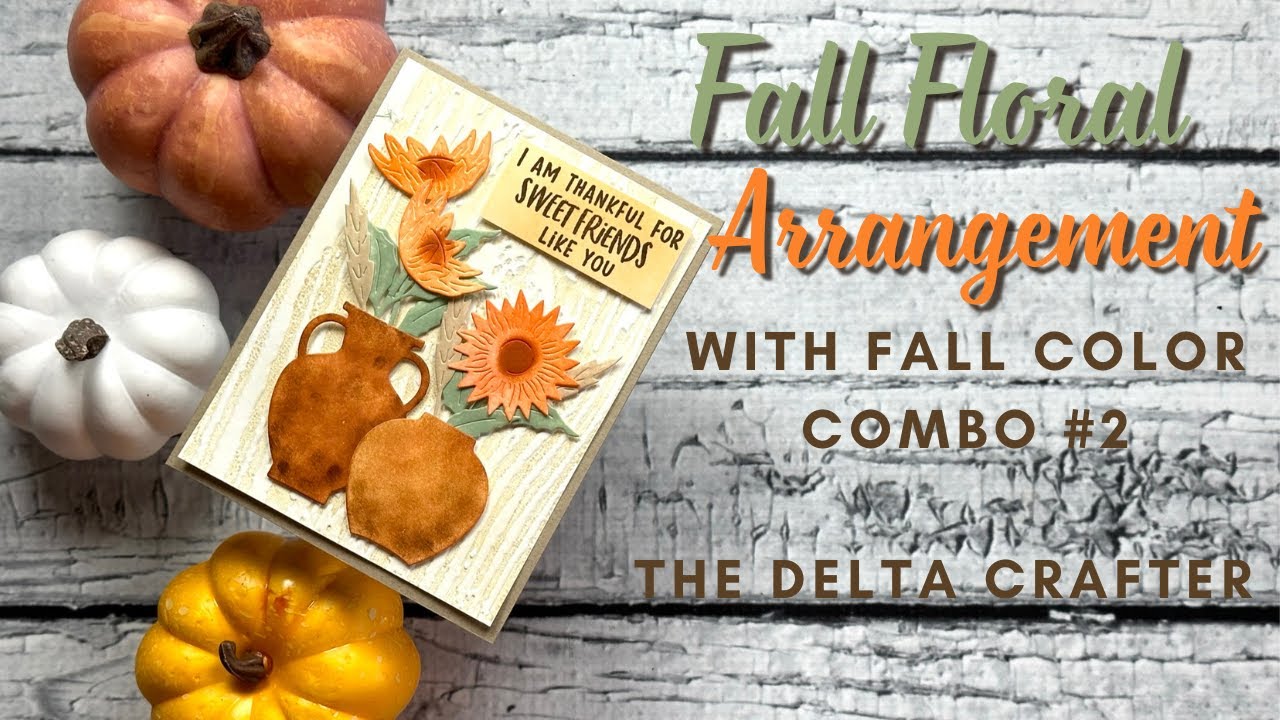 Fall Arrangement with Fall Color Combo #2 - YouTube
