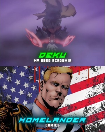 HOMELANDER (COMICS) VS DEKU (SERIE) - YouTube