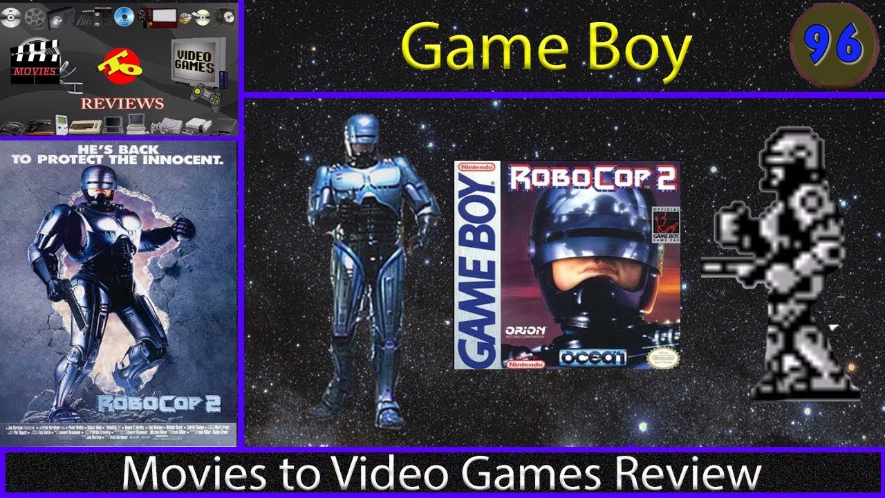Movies to Video Games Review - Robocop 2 (Game Boy) - YouTube