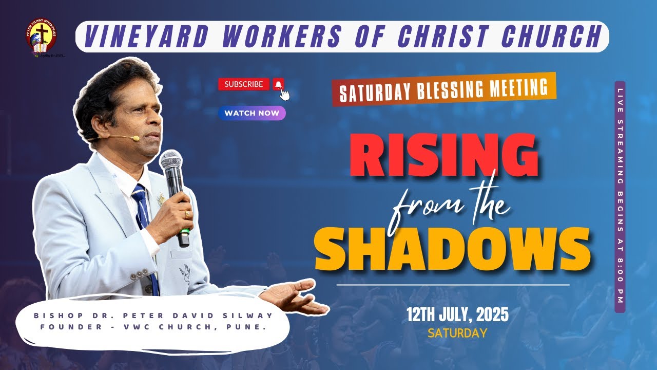 Peter Silway - "RISING FROM THE SHADOWS" | SATURDAY BLESSING MEETING ...