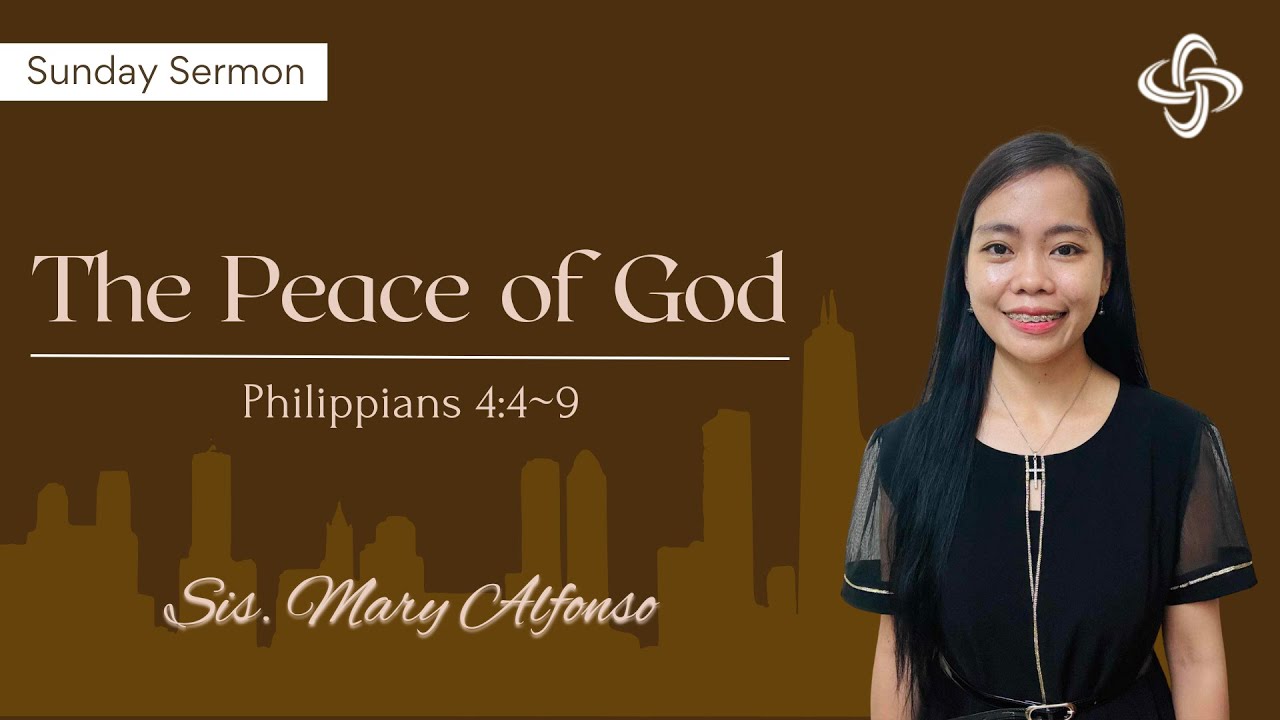 2024-0901 | Sermon | The Peace of God | Philippians 4:4~9 | (Salt and ...