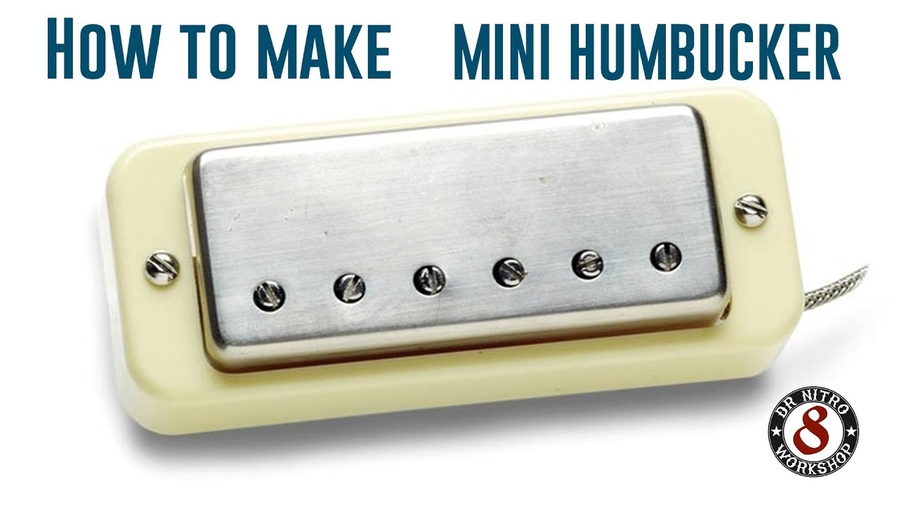 How to make MINI HUMBUCKER pickup - YouTube