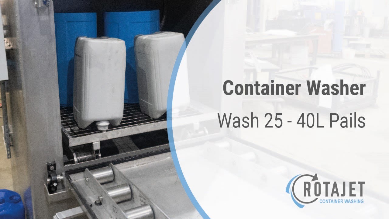 Container Washing | Wash up to 40L Buckets | Container Reconditioning ...