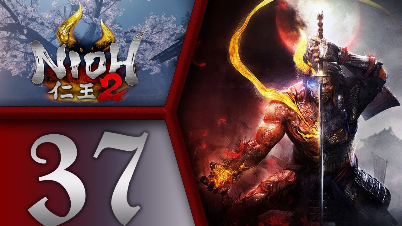 Nioh 2 playthrough pt37 - Kasha, the Flame-Wheel Demon Boss - YouTube