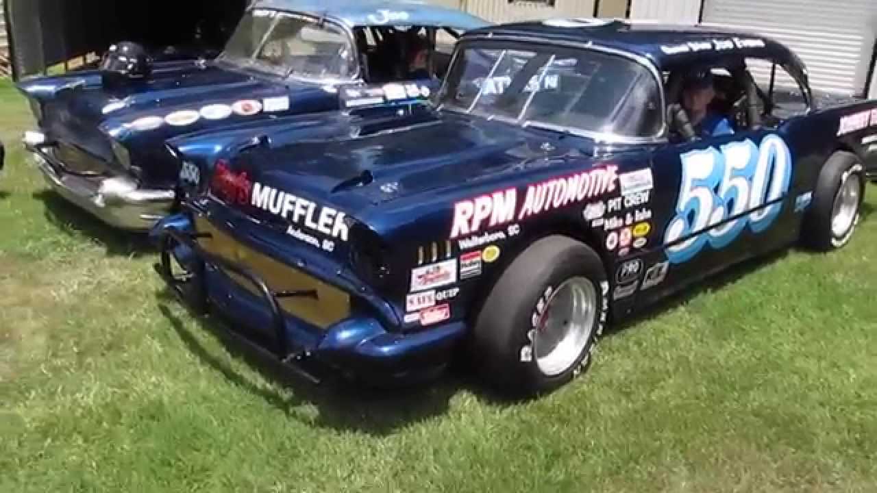 Motor Mouth: 1957 Chevy race car start up, rev - YouTube