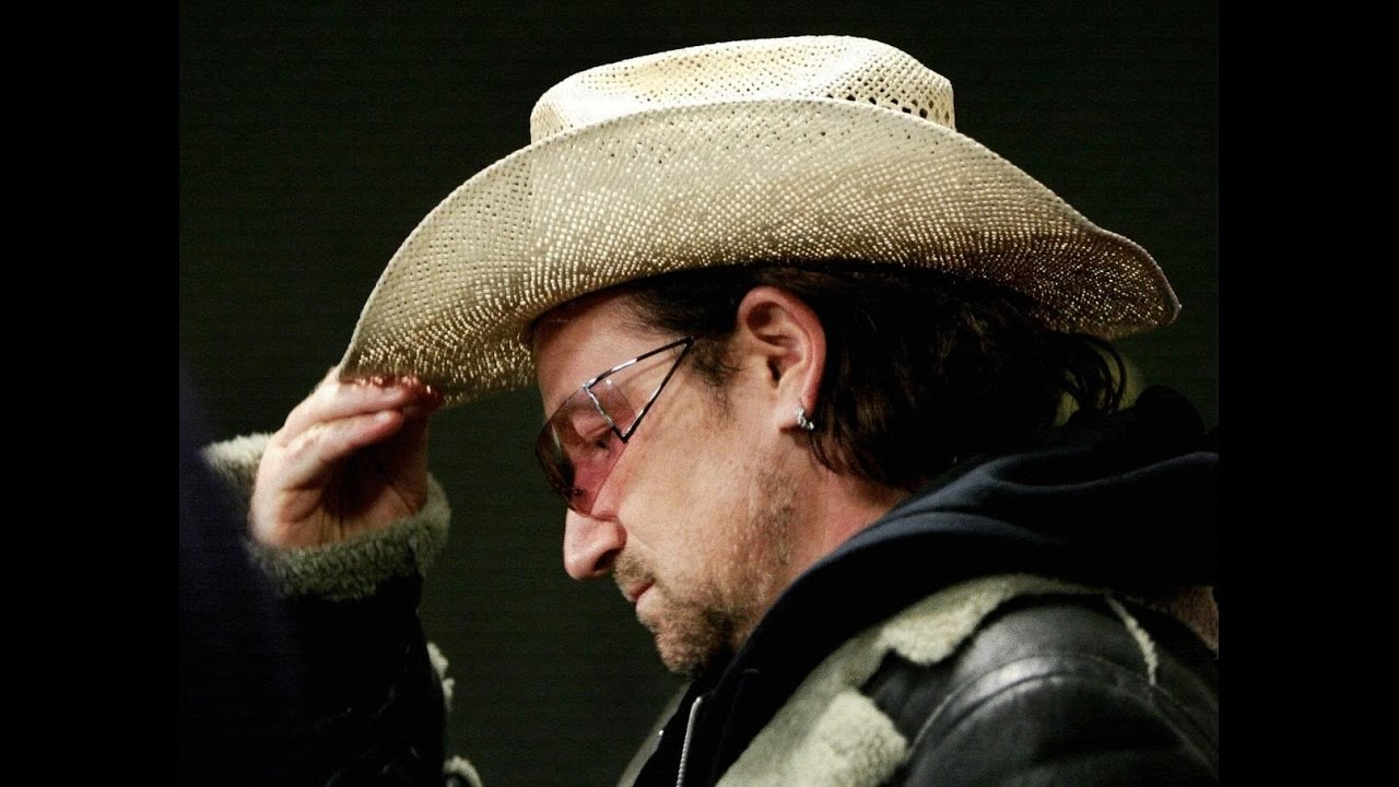 Bono really likes his hat - YouTube